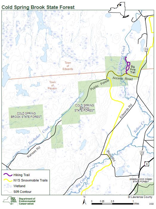 Cold Spring Brook State Forest - SLELO PRISM